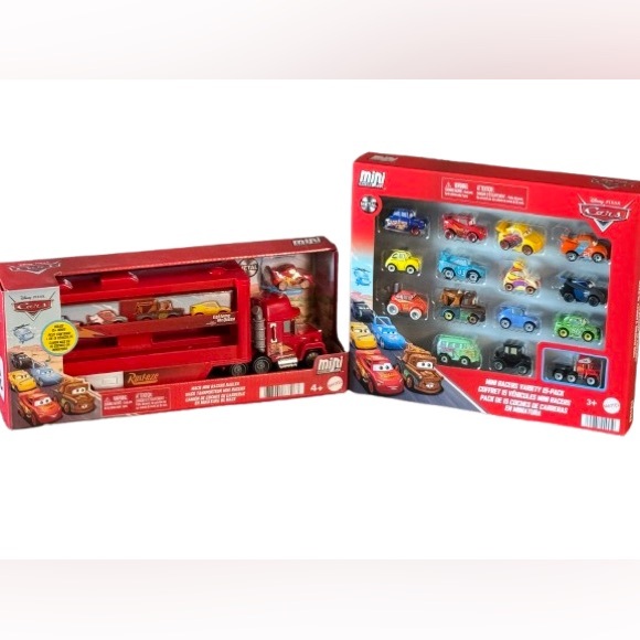 Disney | Toys | Disney Cars Mini Racers 5 Pack And Mac Mini Hauler ...